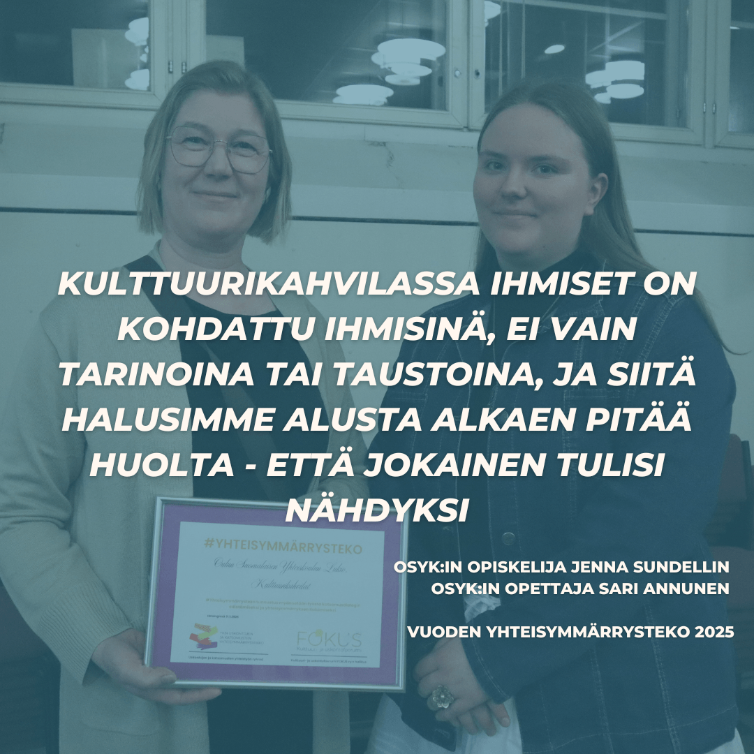Yhteisymmärrysteko 2025 - OSYK:in Kulttuuri- ja katsomuskahvila ...
